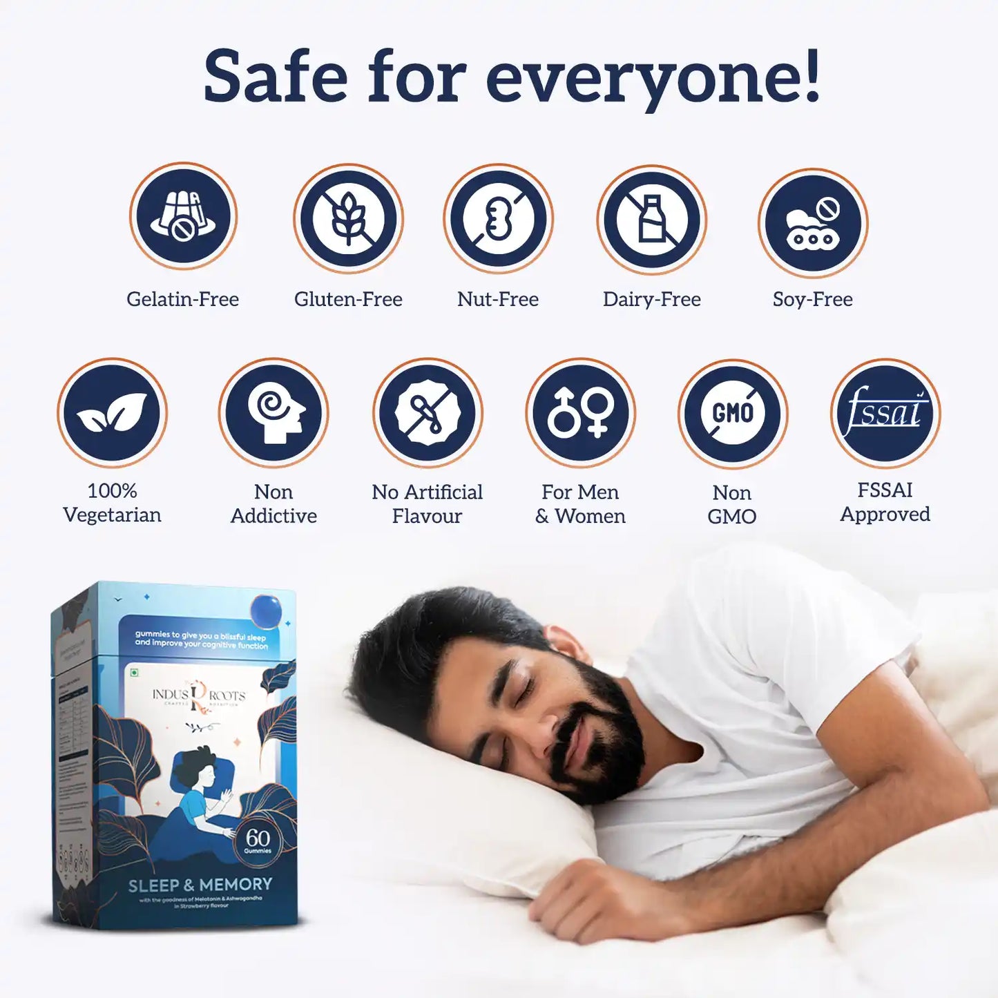 Sleep Gummies - Ashwagandha Melatonin Gummies for Restful Sleep – Indus ...